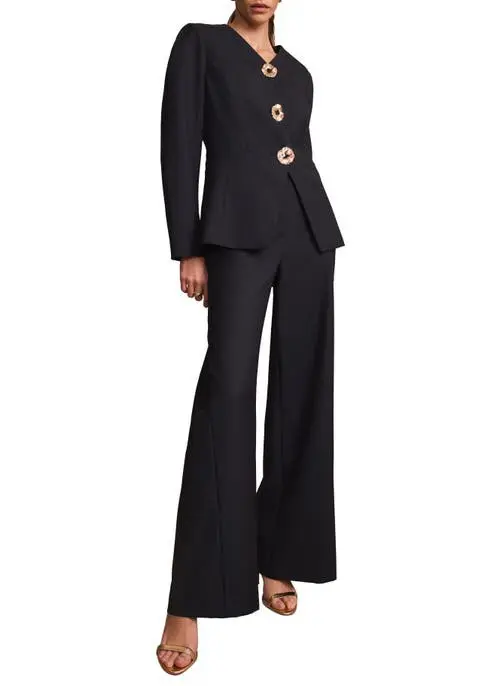 Mint Velvet Wool-blend Sculpted Jacket