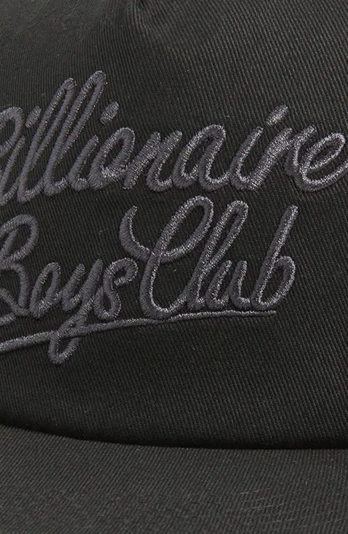 BILLIONAIRE BOYS CLUB Script Embroidered Snapback Baseball Cap