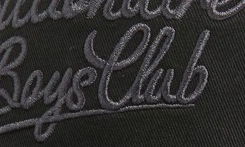 BILLIONAIRE BOYS CLUB Script Embroidered Snapback Baseball Cap