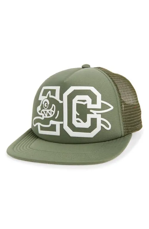 ICECREAM Eye See Trucker Cap - Bronze Green