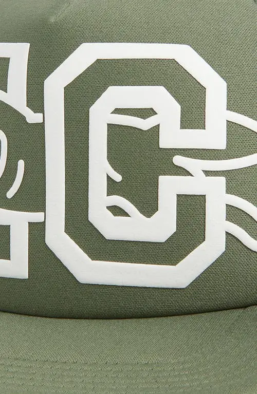 ICECREAM Eye See Trucker Cap - Bronze Green