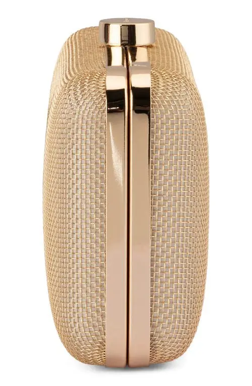 OLGA BERG Mesh Frame Clutch
