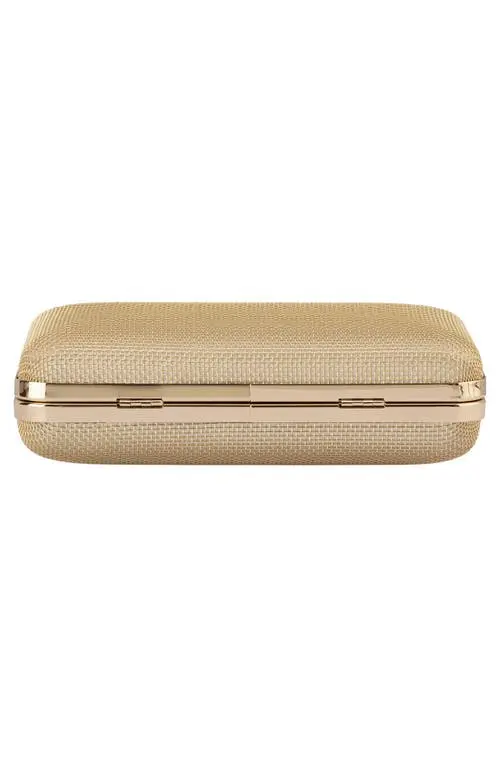OLGA BERG Mesh Frame Clutch