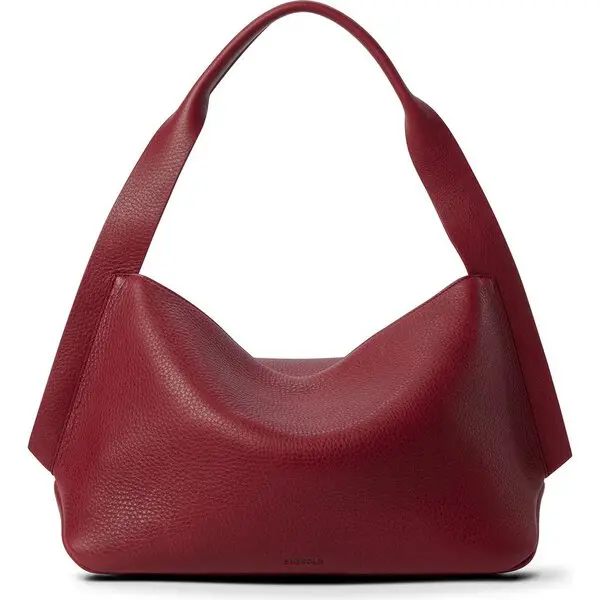Shinola Medium Leather Derby Shoulder Bag - Ruby