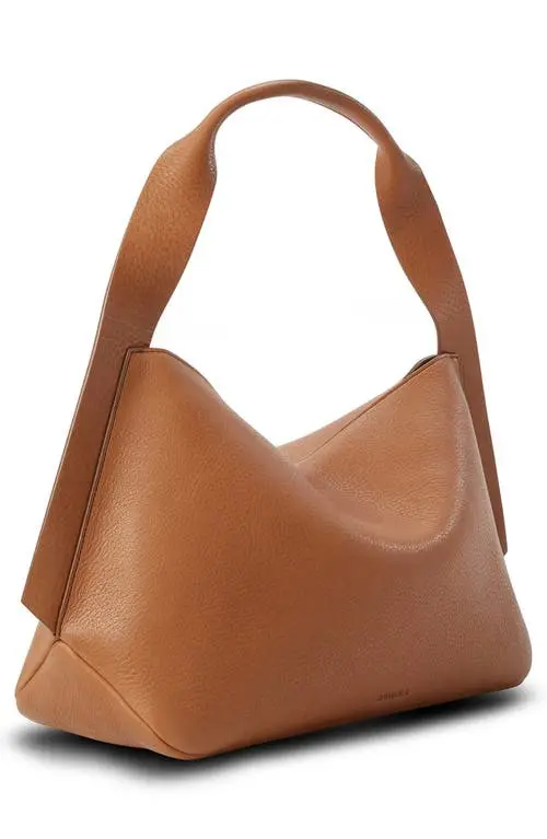 Shinola Medium Leather Derby Shoulder Bag - Tan