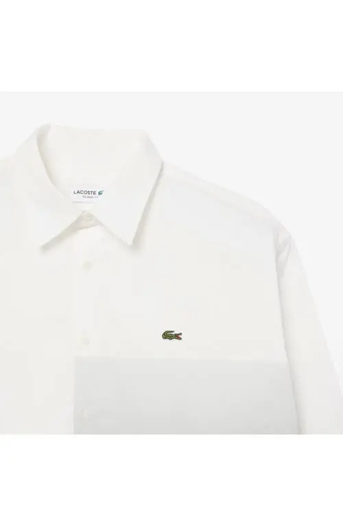 Lacoste Relaxed Fit Photo Graphic Button-up Shirt