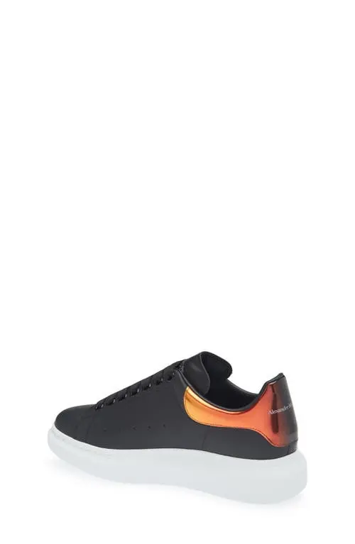 Alexander McQueen Oversized Sole Leather Sneaker - Blue