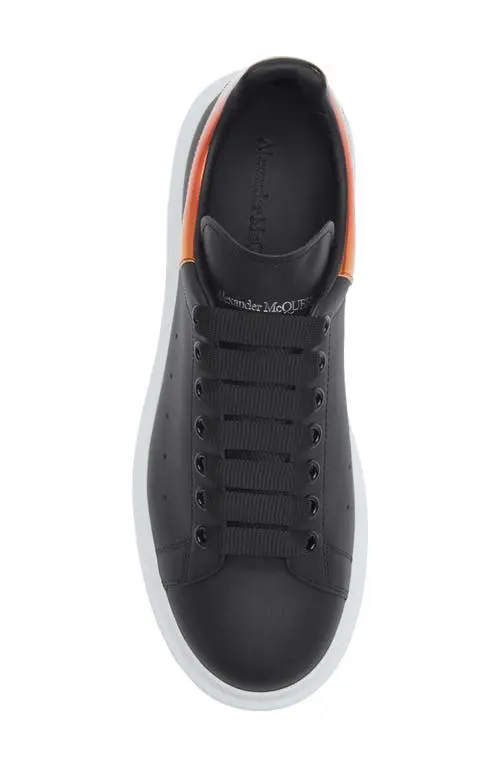 Alexander McQueen Oversized Sole Leather Sneaker - Blue