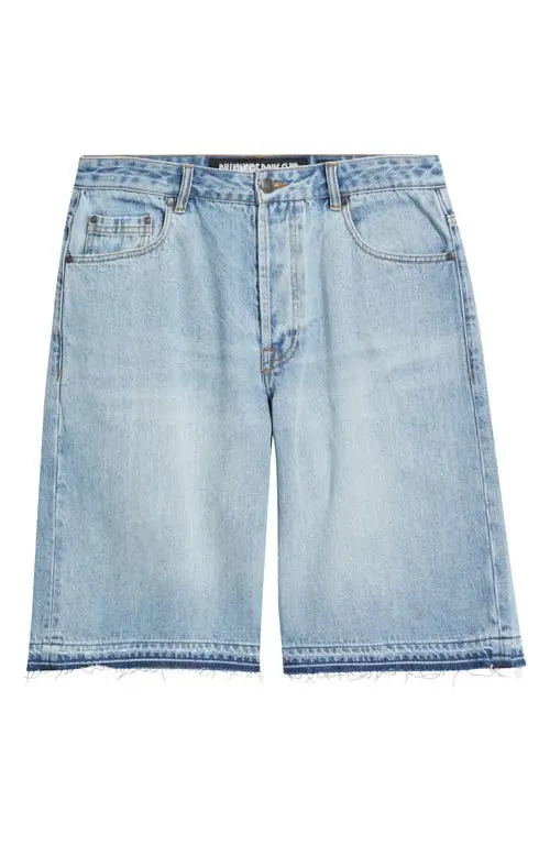 BILLIONAIRE BOYS CLUB Lunar Raw Hem Denim Shorts