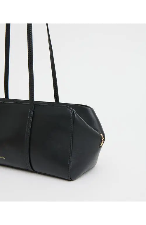 MANSUR GAVRIEL Filo Leather Shoulder Bag - Black