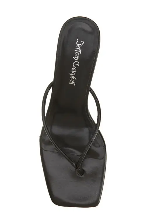 Jeffrey Campbell Simplicity Wedge Flip Flop - Black
