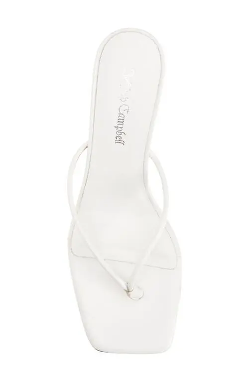 Jeffrey Campbell Simplicity Wedge Flip Flop - White