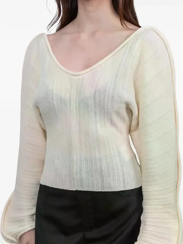 Séfr V-neck Long Sleeve Top