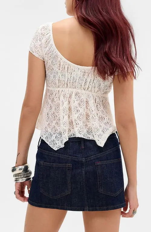 BDG URBAN OUTFITTERS Ultra Mini Denim Skirt - Rinse