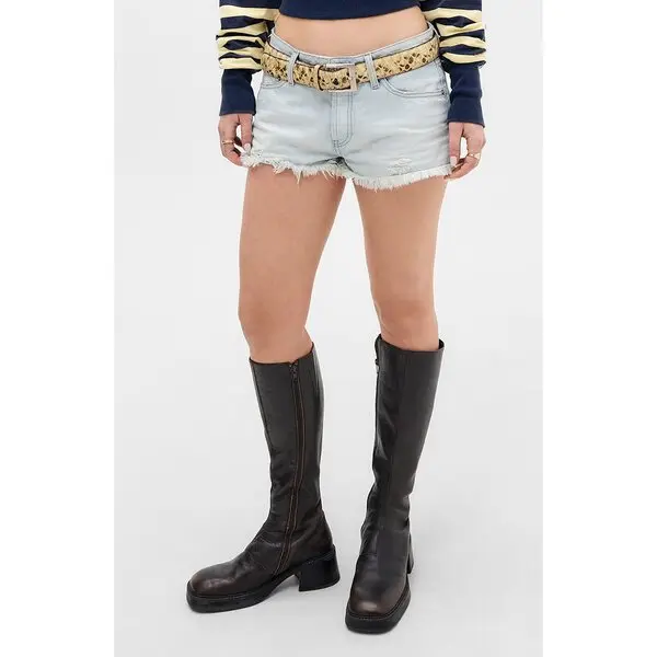 BDG URBAN OUTFITTERS Minnie Distressed Denim Cutoff Shorts