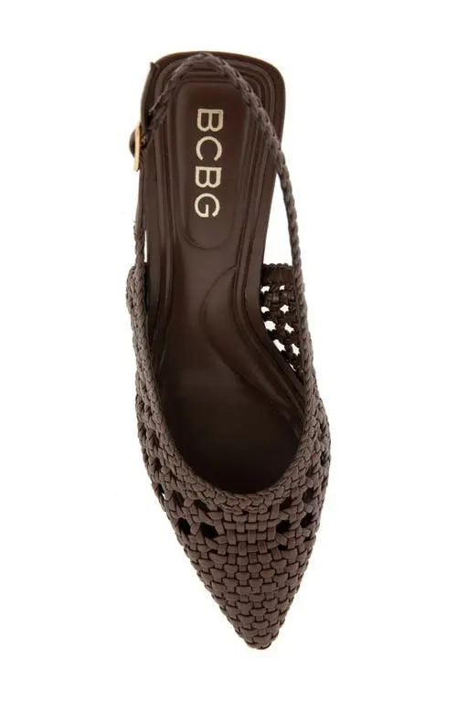 Bcbgmaxazria Slingback Pointed Toe Pumps - Chicory