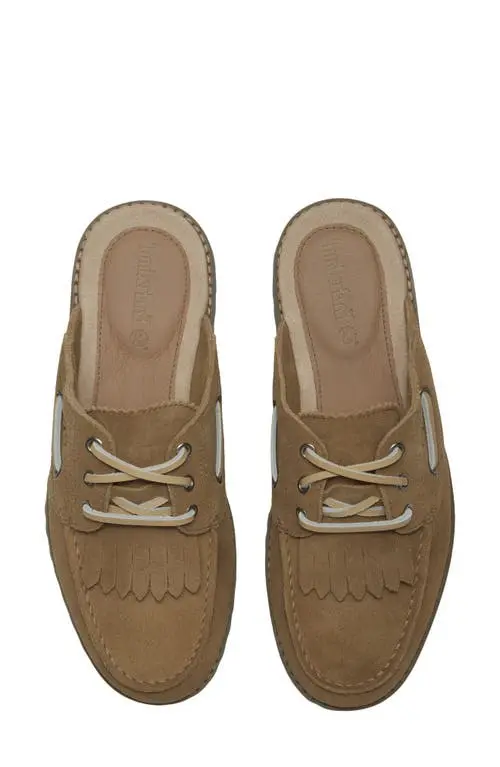 Timberland Authentic 3-eye Lug Mule - Medium Beige Suede