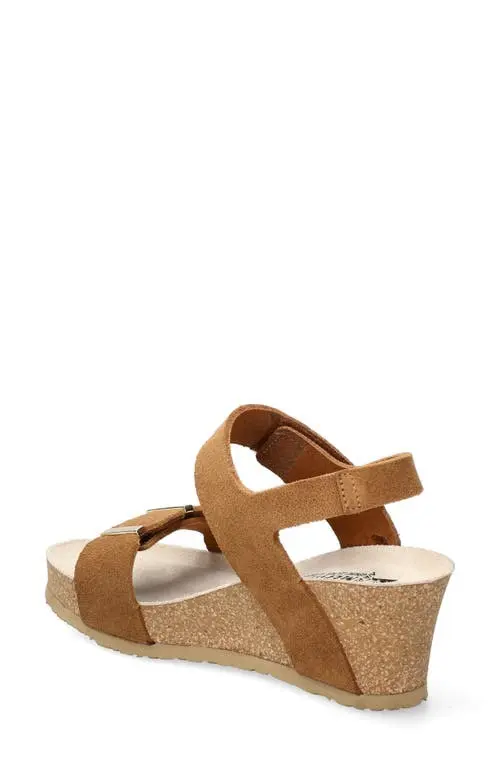 Mephisto Leonore Ankle Strap Sandal - Tobacco