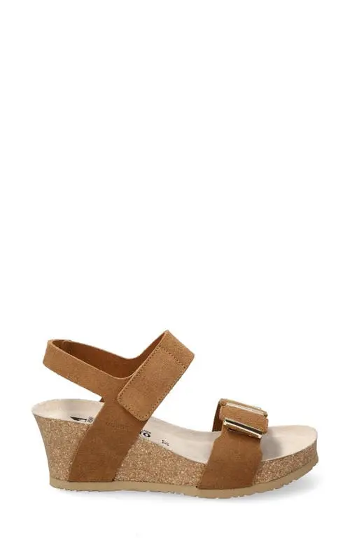 Mephisto Leonore Ankle Strap Sandal - Tobacco