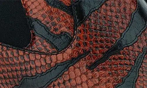 Versace Tiger Python Embossed Texan Boots