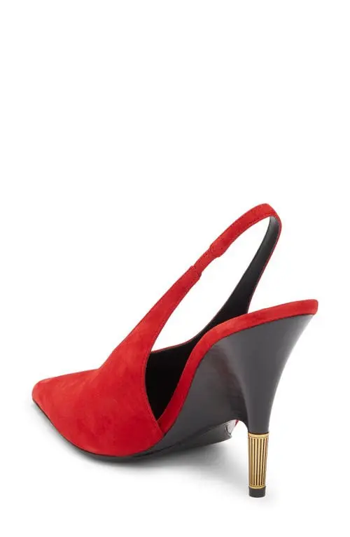 Khaite Bella Slingback Pump - Lipstick
