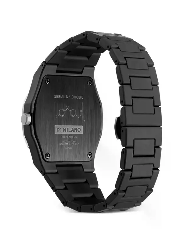 D1 MILANO Polycarbon 40.5mm Watch - Black
