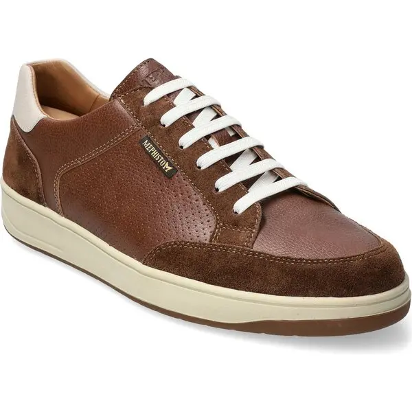 Mephisto Lace-up Sneaker - Chestnut