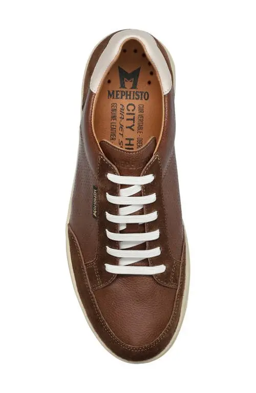 Mephisto Lace-up Sneaker - Chestnut
