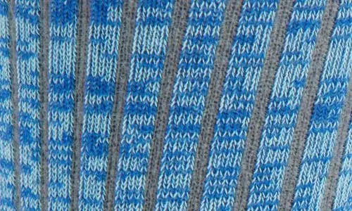 WASTE YARN PROJECT Space Dye Ribbed Socks