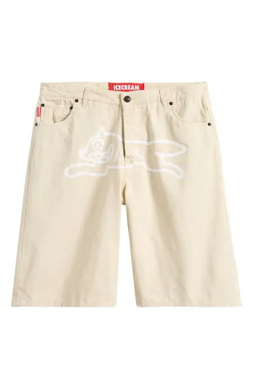 ICECREAM Fenton 5-pocket Cotton Twill Shorts