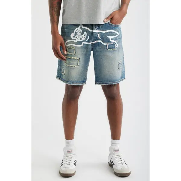 ICECREAM Returner Denim Shorts - Chocolate Chip