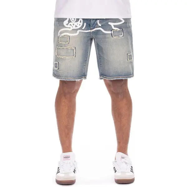 ICECREAM Returner Denim Shorts - Chocolate Chip