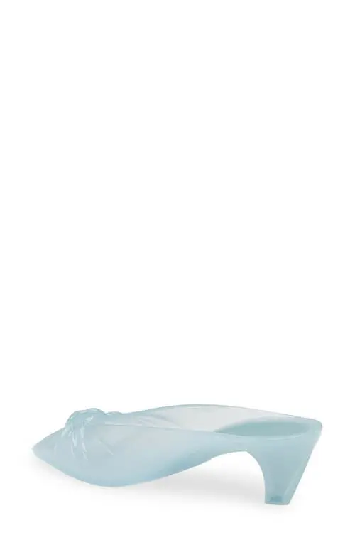 Chloé Jelly Peep Toe Kitten Heel Mule