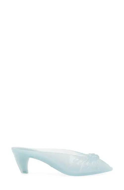 Chloé Jelly Peep Toe Kitten Heel Mule