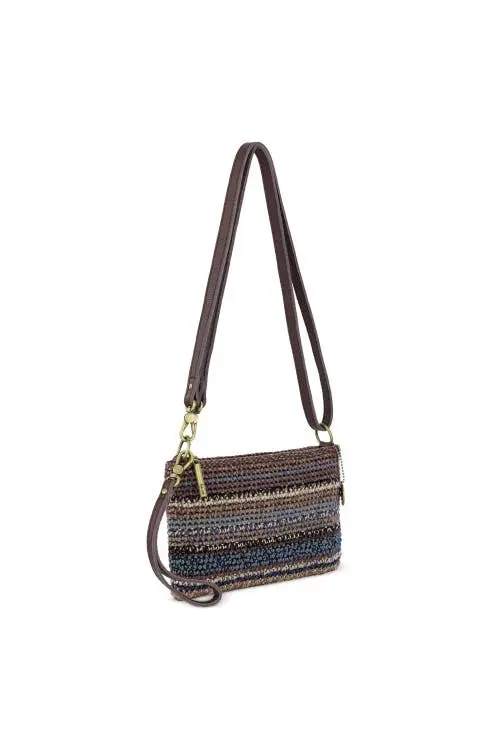 THE SAK Vita Hand-crochet Crossbody Wristlet - Aspen Stripe