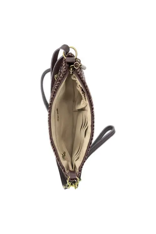 THE SAK Vita Hand-crochet Crossbody Wristlet - Aspen Stripe