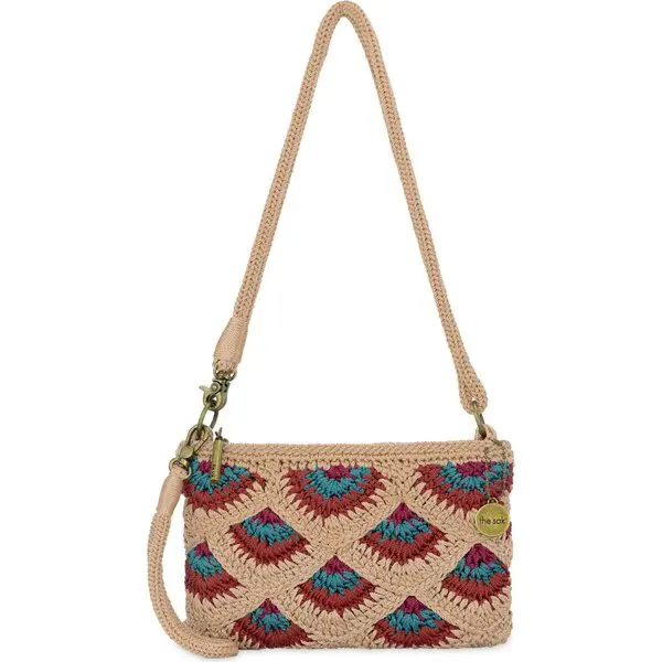 THE SAK Vita Hand Crochet Crossbody Wristlet - Bamboo Mermaid