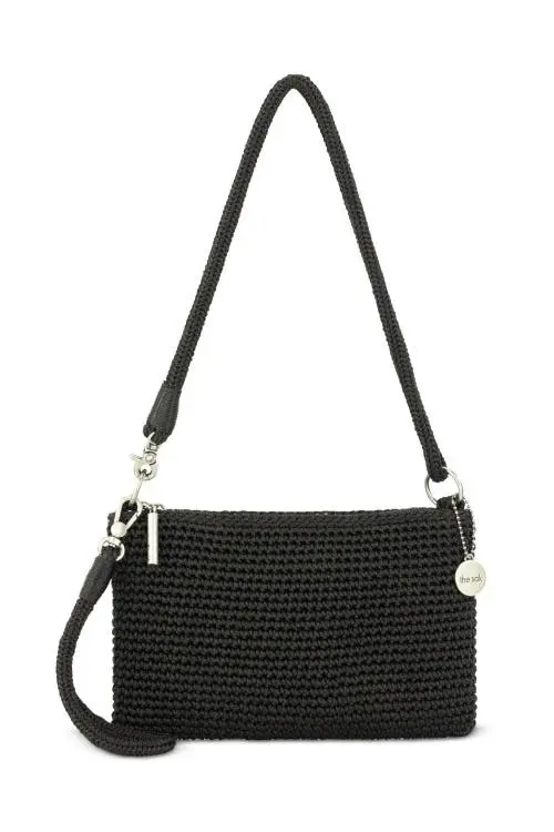 THE SAK Vita Hand-crochet Crossbody Wristlet - Black