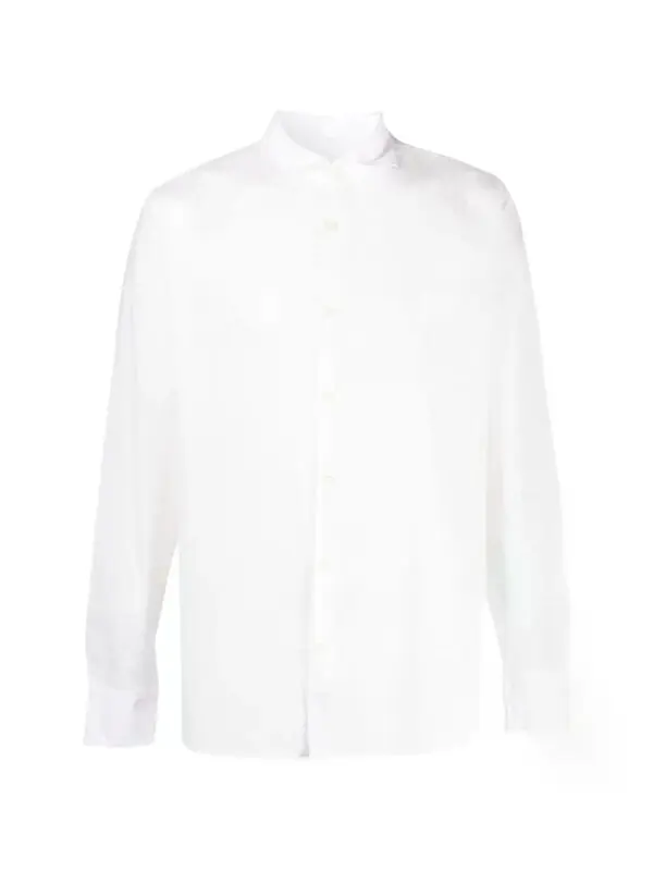 DEPERLU Leon Button-up Linen Shirt - White