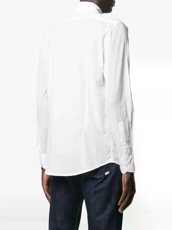 DEPERLU Leon Button-up Linen Shirt - White