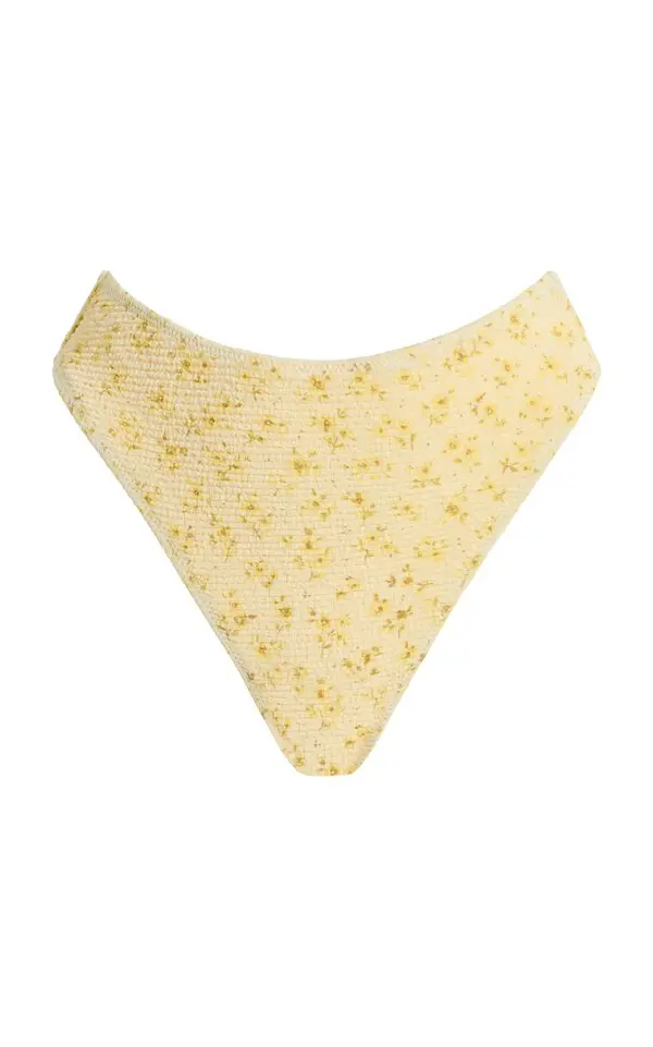 ELCE Paloma Floral Bikini Bottom - Yellow