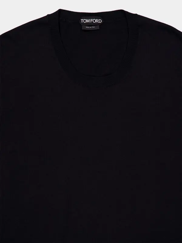 TOM FORD Pure Cotton Crew Neck T-shirt