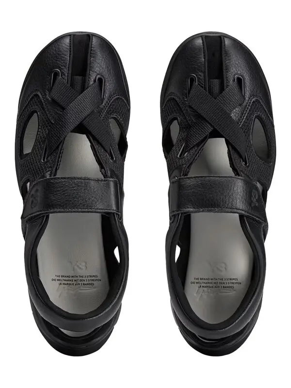 Y3 Leather And Mesh Gsg9 Sneakers