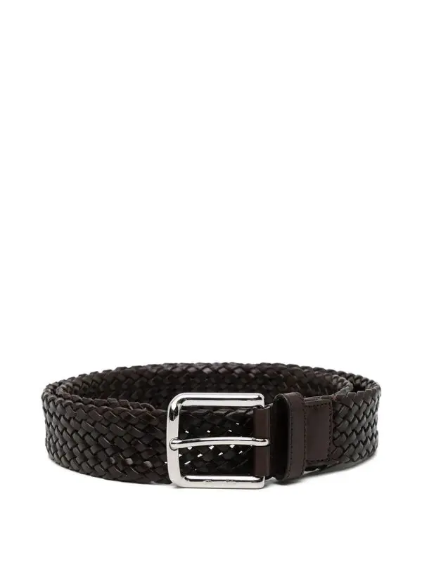 Church's Woven Leather Belt - Black