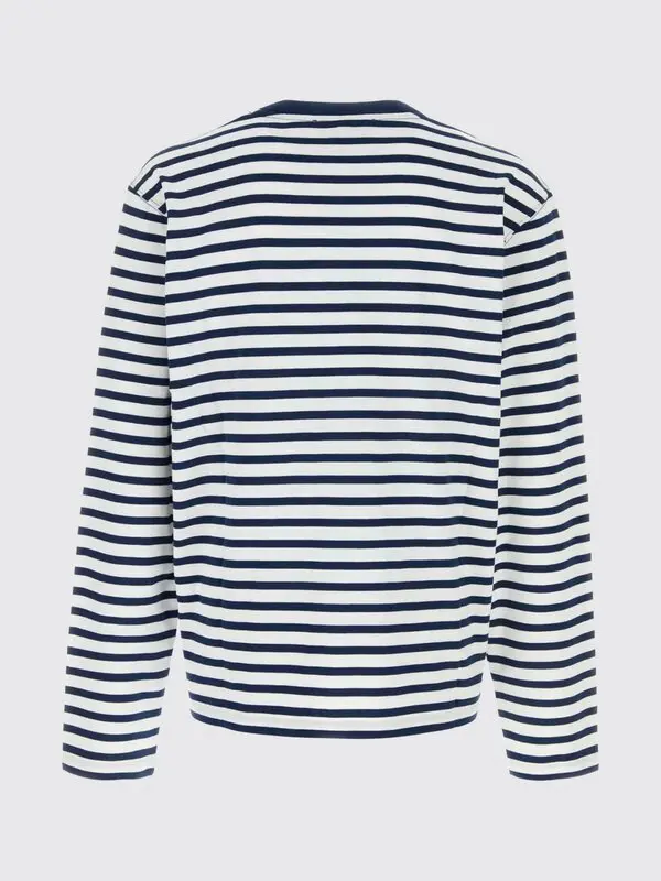AMI Paris Long Sleeve Striped T-shirt - Ink