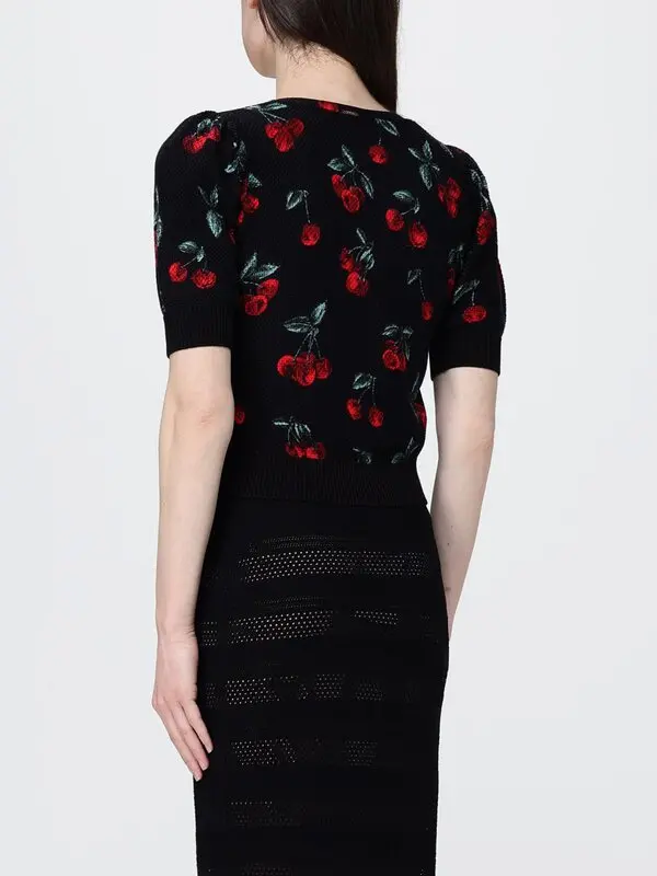 TWINSET Cotton Jacquard Motif Sweater