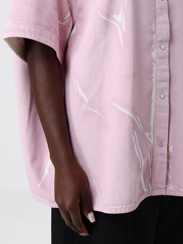Marni Printed Cotton Casual Shirt - Pink