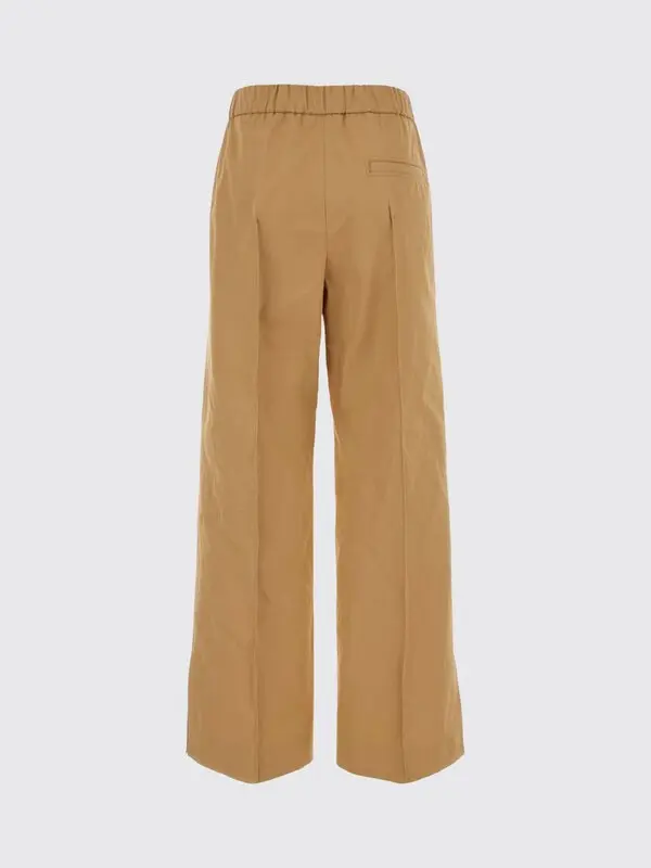 JIL SANDER Wide Leg Trousers - Beige