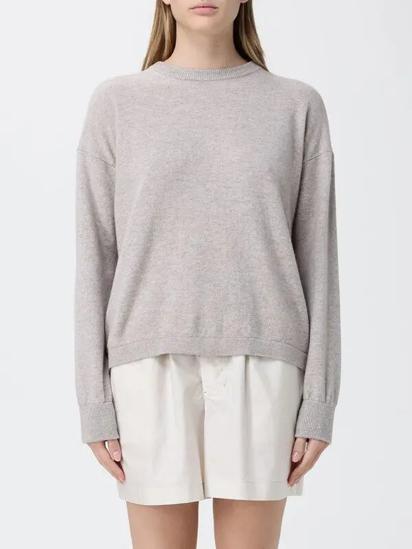 Max Mara Virgin Wool And Cashmere Crew-neck Pullover - Beige