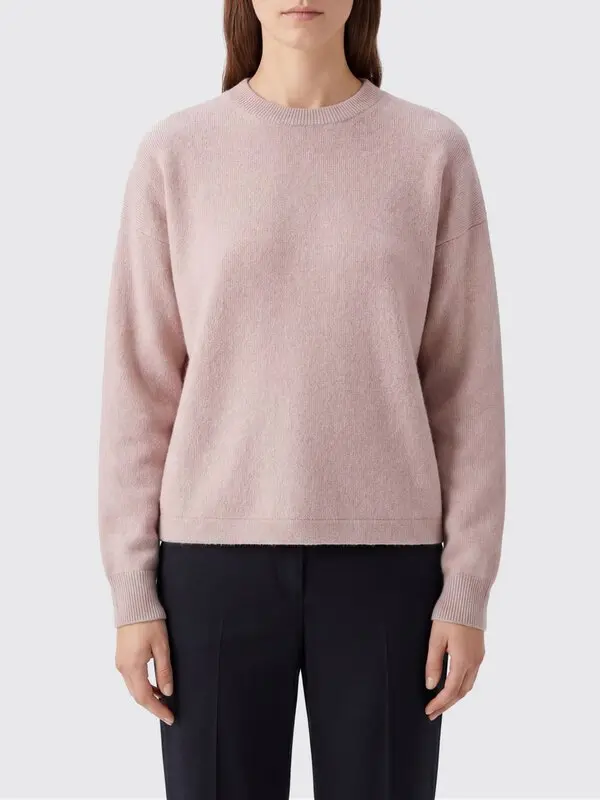 Max Mara Virgin Wool And Cashmere Crew-neck Pullover - Pink
